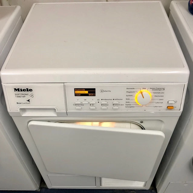 MIELE WÄSCHETROCKNER T 8967 WP, Wärmepumpentrockner, Energieeffizienzklasse A+ EUR 251,00 ...