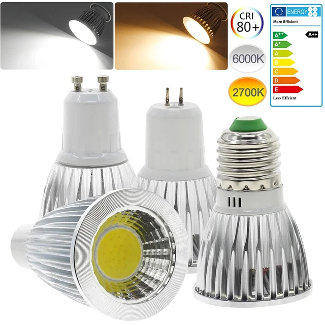 LED COB BULB GU10 E27 E14 Spot Light 9W 12W 15W Cool Warm White Lamp 1 ...