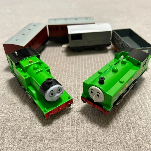 TOMY PLARAIL THOMAS & Friends OLIVER Duck Toad Scruffy Set Trackmaster ...