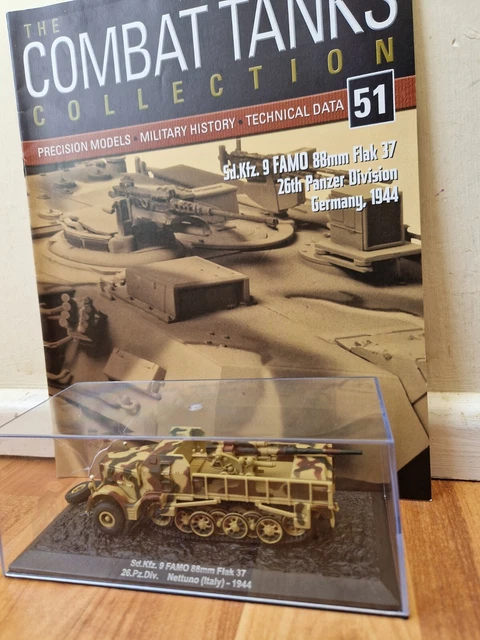 Altaya Deagostini 1 72 Sd Kfz 9 Famo 88mm Flak 37 Italy 1944 Ww2 Tank