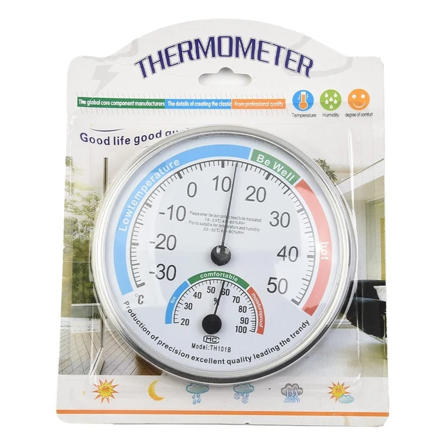 USER FRIENDLY ANALOG Thermo Hygrometer for Convenient Room Climate ...