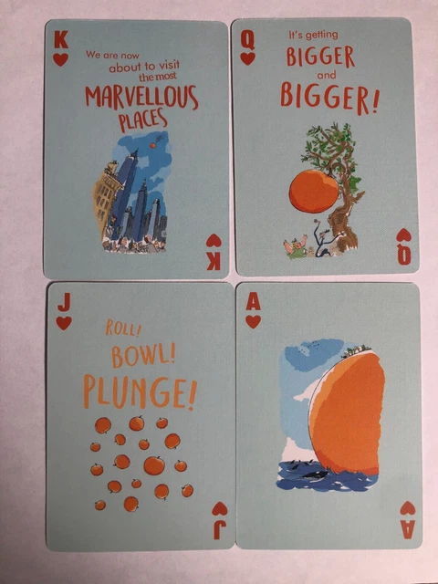 ROALD DAHL JAMES Giant Peach Children Book Kids Fantasy Swap Playing ...