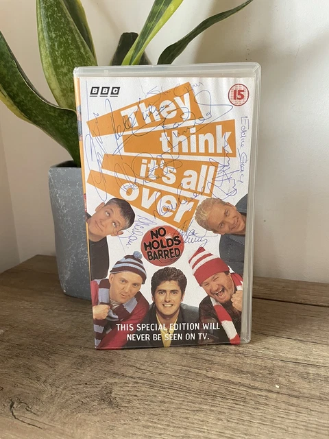 THEY THINK ITS ALL OVER VHS Tape Rare SIGNED NEW Football Legends ...