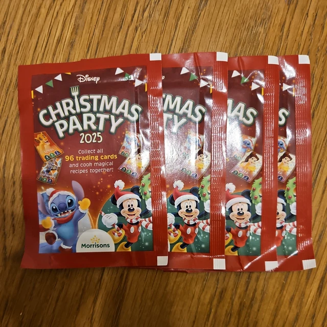MORRISONS, DISNEY CHRISTMAS 🤶 Party 2025 Trading Cards & Recipes 96 to ...