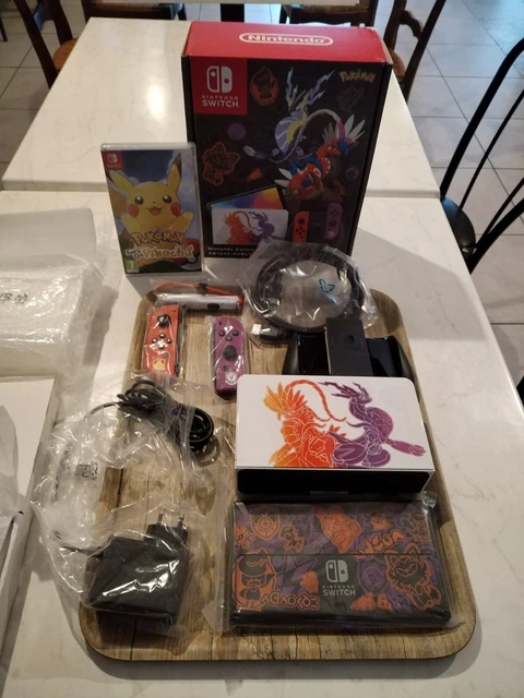CONSOLE NINTENDO SWITCH OLED Edition Pokémon Ecarlate/ Violet Collector ...