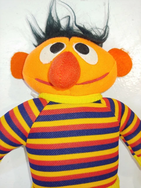 BURT AND ERNIE Plush Dolls Sesame Street stuffed animals 10 inch lot of ...