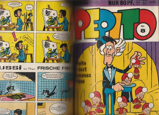 PEPITO SAMMELBAND #1 (2.Jahrg. #22+8+5), Gevacur 1973 COMICHEFT Z2 EUR ...