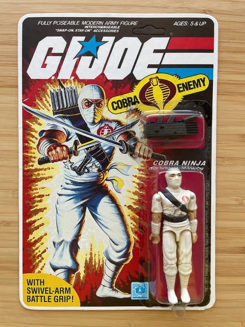 GI JOE STORM SHADOW (v1) 1984 CARDBACK REPRO HASBRO GIJOE COBRA EUR 250 ...