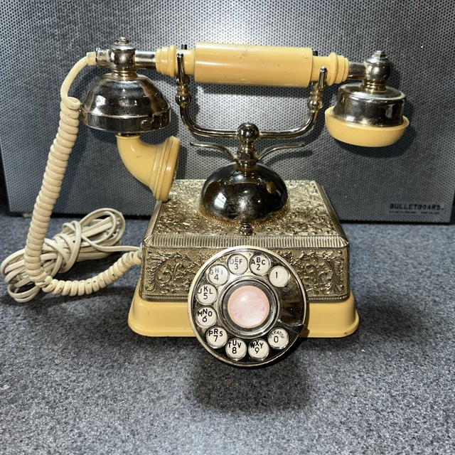 VINTAGE RADIO SHACK French Continental Rotary Phone Model 43-320A not ...