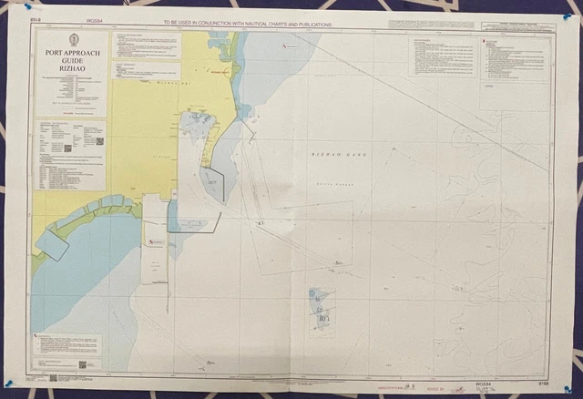 ADMIRALTY 8168 PORT APPROACH GUIDE RIZHAO Map Chart Maritime Genius ...