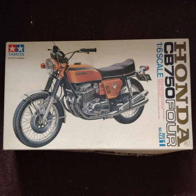 TAMIYA HONDA CB750 FOUR 1/6 Scale Figure Bike Plastic Model Kit EUR 179,34 - PicClick DE