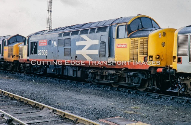 ORIGINAL RAILWAY SLIDE: Class 37 Diesel 37506 1989 Location? D-994 £2. ...