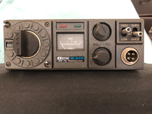 &ICOM& IC-22S HAM Radio 2-Meter VHF FM Mobile Transceiver w/Original ...