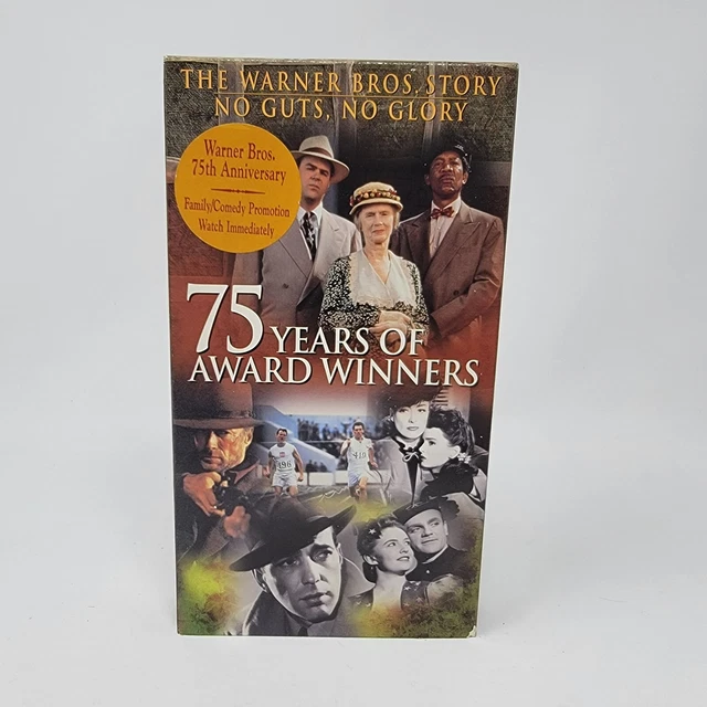 THE WARNER BROS Story No Guts No Glory 75 Years of Award Winners VHS ...