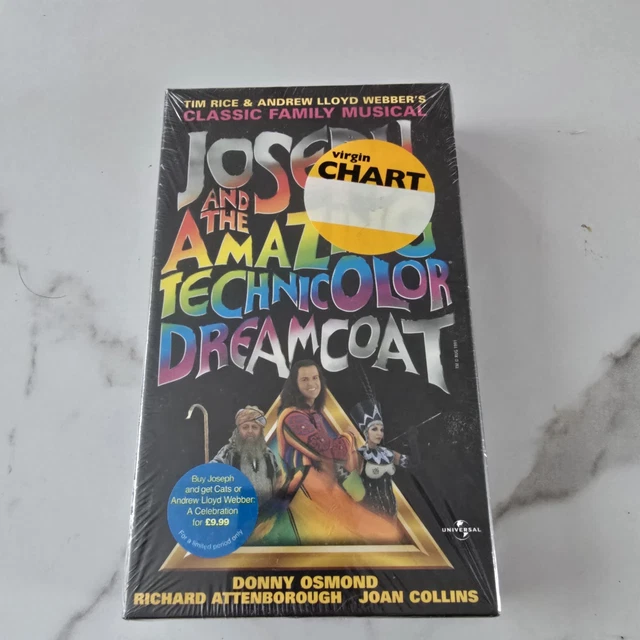 JOSEPH AND THE Amazing Technicolour Dreamcoat VHS 1999 Donny Osmond ...