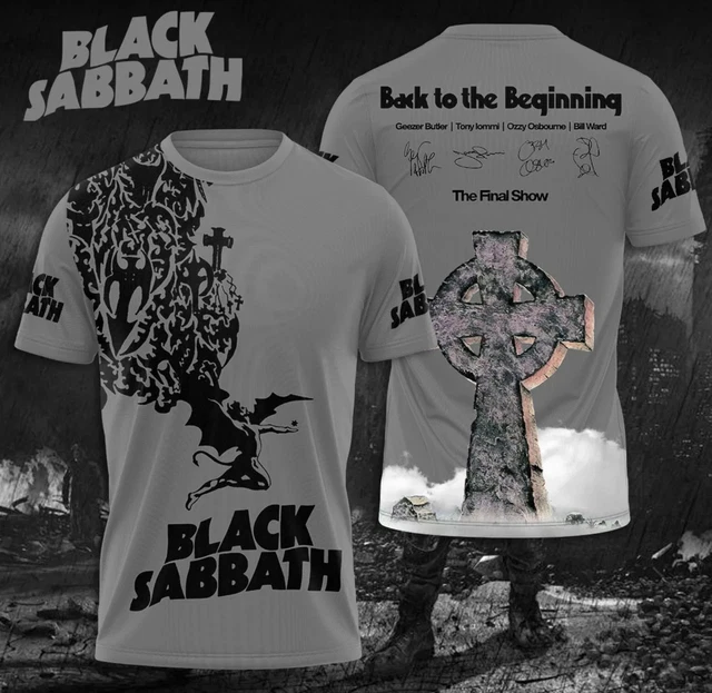BLACK SABBATH BACK To The Beginning 2025 Tour 3D Printed T-Shirt Unisex ...