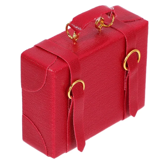 DOLL HOUSE MODEL Travel Micro Scene Mini Miniature Suitcase Accessories ...