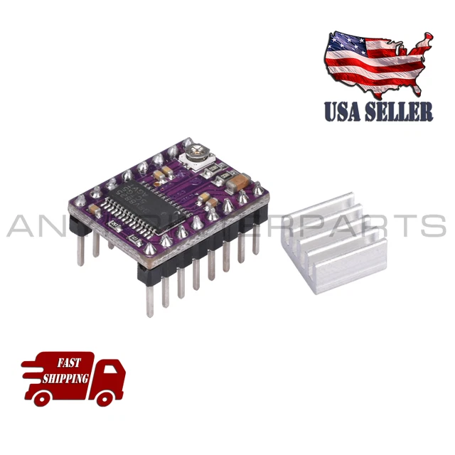 NEW STEPPER MOTOR Driver Module with Heat Sink for 3D Printer RepRap ...