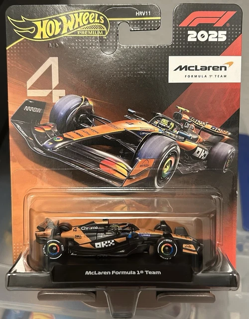 HOT WHEELS PREMIUM F1 | 2026 McLaren Formula 1 Team | #4 Lando Norris ...