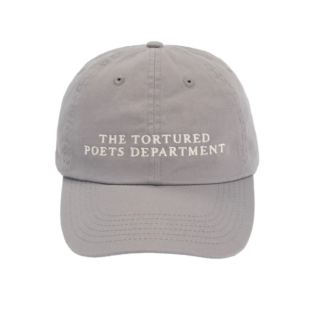 TAYLOR SWIFT THE Tortured Poets Department TTPD Grey Dad Hat Brand New ...