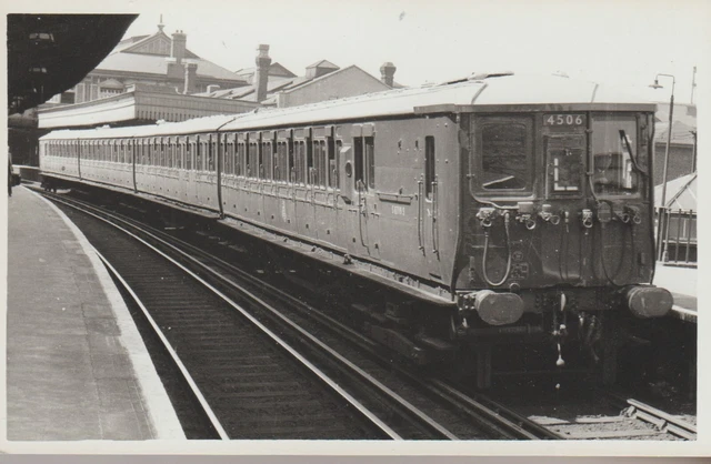 4-SUB 4506 CLAPHAM JUNCTION c1950s SOUTHERN ELECTRIC RAILWAY PHOTOGRAPH ...
