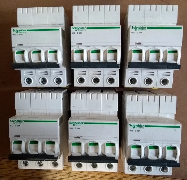 Schneider Square D Ikq T P Mcb 40a 32a 25a 20a 16a 10a 6a Type