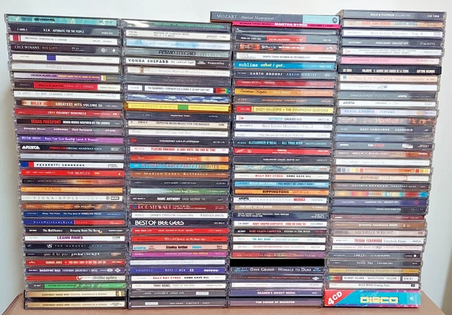 HUGE 135 CD Mixed Lot Pop Country Classic Rock Alternative Music Latin ...