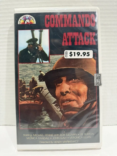 COMMANDO ATTACK VHS 1985 WWII Unicorn Video *New Sealed* £22.74 ...
