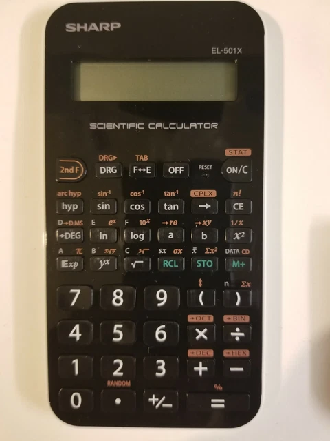 SHARP EL-501XB SCIENTIFIC Calculator $10.00 - PicClick