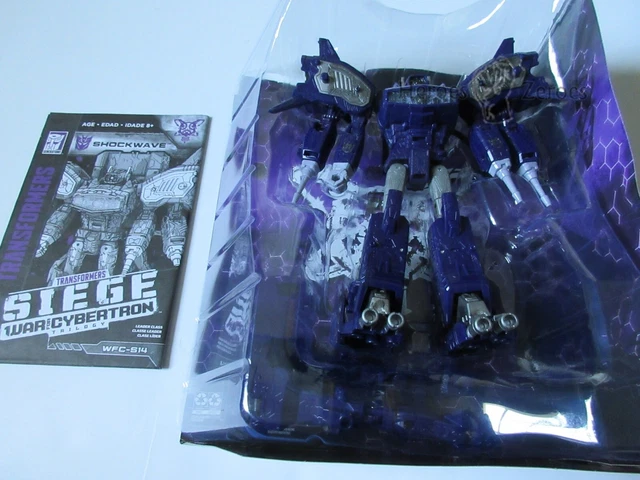 FIGURINE ARTICULÉE HASBRO Transformers Siege War Cybertron WFC-S14 SHOCKWAVE complète EUR 56,66 ...