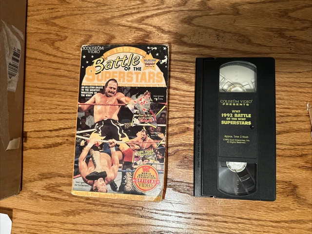 WWF BATTLE OF The Superstars 1992 Vhs Coliseum Video Wwf Vhs Wwe ...