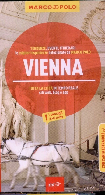 VIENNA MARCO POLO guida ITA viaggio turistica-mappa atlante stradale ...