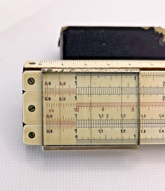 SLIDE RULE NO.23R ALBERT NESTLER A-G LAHR i/B DRGM SYSTEM RIETZ D.R ...