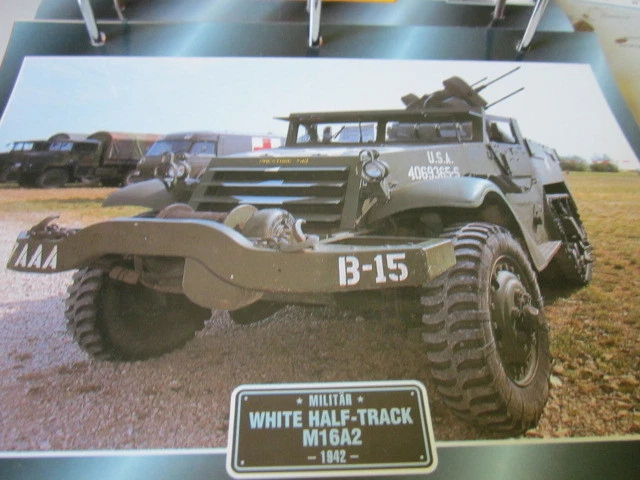 SUPER TRUCKS MILITÄR LKW USA White Half Track M16A2 EUR 4,46 - PicClick DE