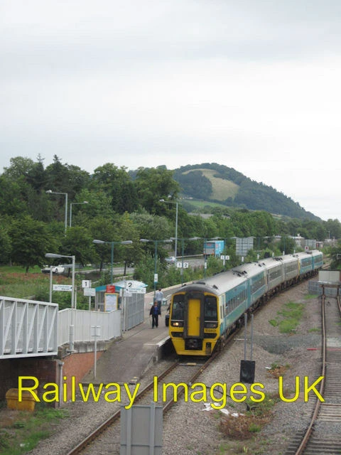 RAILWAY PHOTO CLASS 158 DMU - Welshpool station c2010 £2.00 - PicClick UK