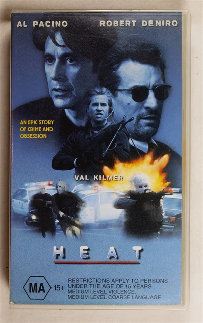HEAT VHS 1995 PAL Al Pacino Robert De Niro $14.45 - PicClick AU