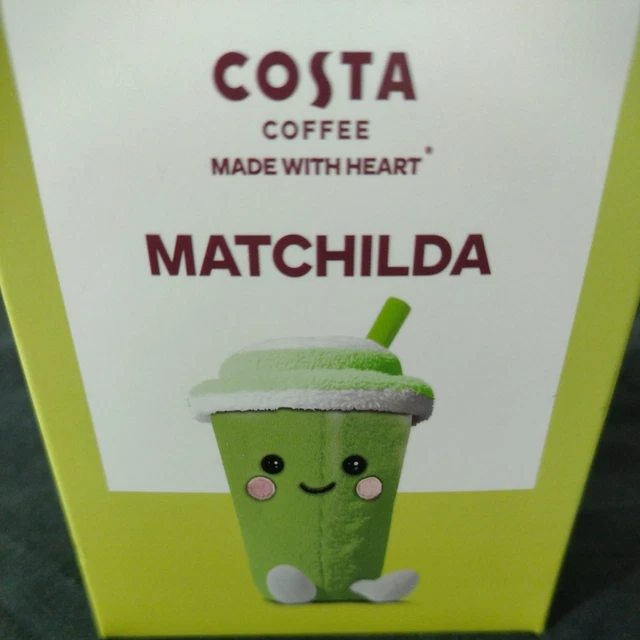 COSTA COFFEE MATCHA Plush Matchilda New In Box £10.00 - PicClick UK