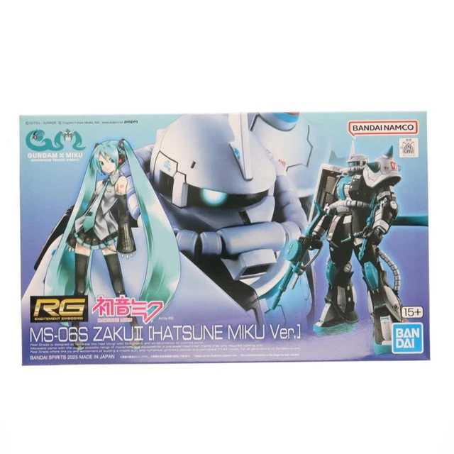 RG 1/144 MS-06S Zaku II Hatsune Miku Ver. Plastic Model Kit Premium Bandai $225.29 - PicClick CA