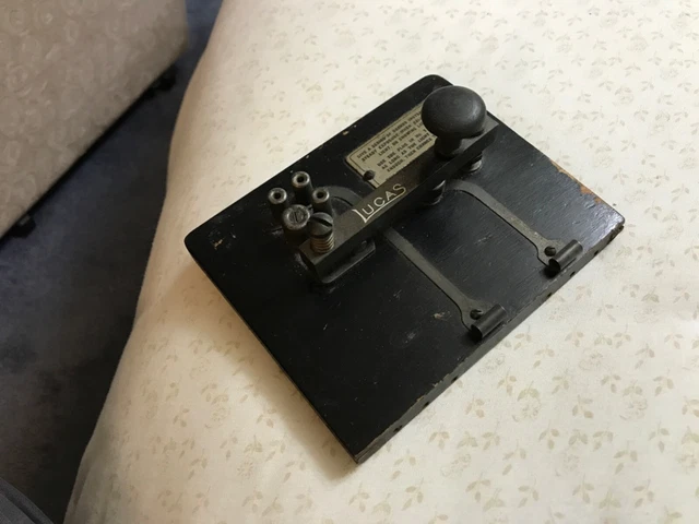 RARE VINTAGE MORSE Code Key Tapper "Lucas” WW2 ? £25.00 - PicClick UK