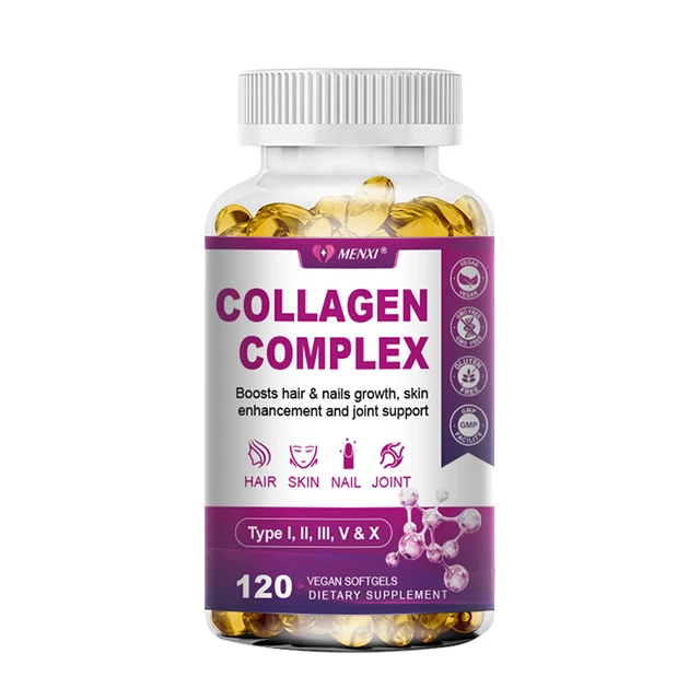 COLLAGEN COMPLEX 2000MG- Type I, II, III, V, X - Anti-Aging, Hydrolyzed ...