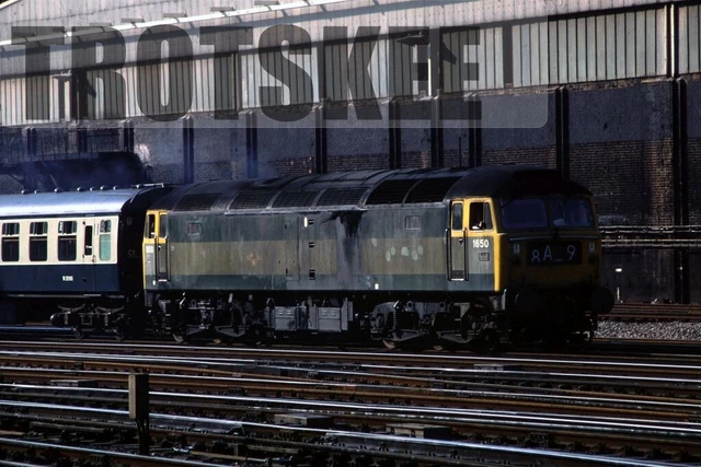 35MM SLIDE BR British Railways Diesel Loco Class 47 D1650 1971 Original £3.99 - PicClick UK
