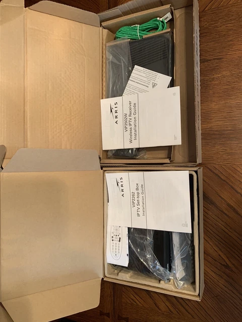 ARRIS VIP2262 IPTV New With New Arris VIP 2502W Receiver! $10.00 - PicClick
