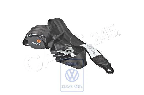 GENUINE VW EUROVAN Satin Black Three-Point Safety Belt N/S ...