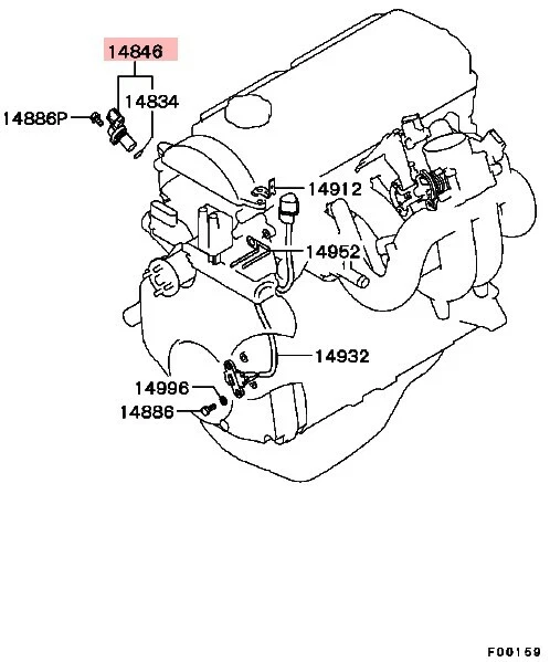 GENUINE CAMSHAFT POSITION SENSOR MITSUBISHI L200 K75T Series 3 2.4 $71. ...