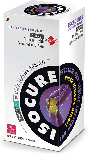 ISOCURE ESSEN LIQUID Collagen Drink Mixed-berry Flavour 238 ml (34 ml x ...