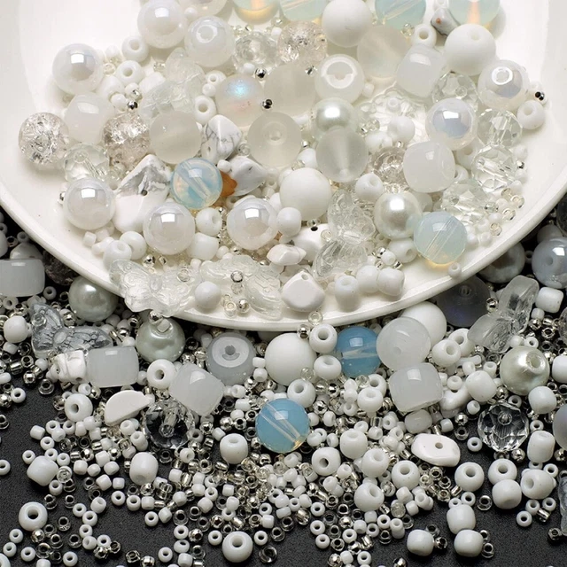 GLASS AESTHETIC BEADS Assorted Aesthetic Acrylic Assorted Beads ...
