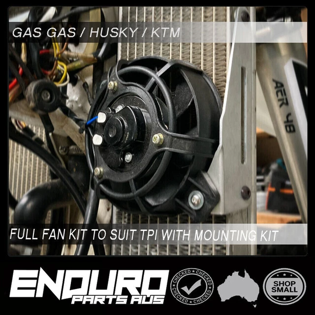 4 STROKE KTM Husqvarna Gas Gas ECU Fan Kit Enduro Six Days Excf Fe Ec ...