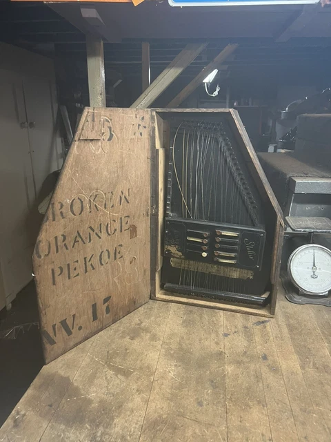 ANTIQUE OLD RARE Stellar Autoharp String Musical Instrument With Wood ...