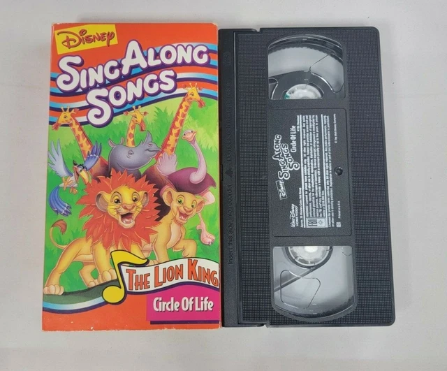DISNEY SING ALONG Songs VHS The Lion King - PicClick FR