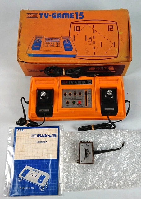 CONSOLE NINTENDO COLOR TV Game 15 1977 CTG-15 S rare import japon EUR ...